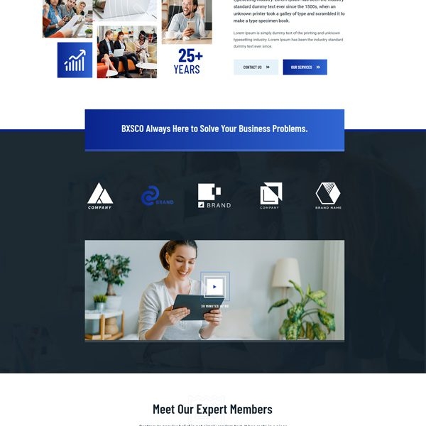 Скачайте Многофункциональный шаблон BXSCO для Elementor — полный набор. | Шаблоны Elementor | Ekshen