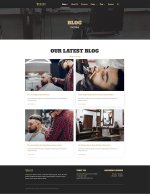 Скачайте Bazso - шаблон Elementor для барбершопов | Шаблоны Elementor | Ekshen